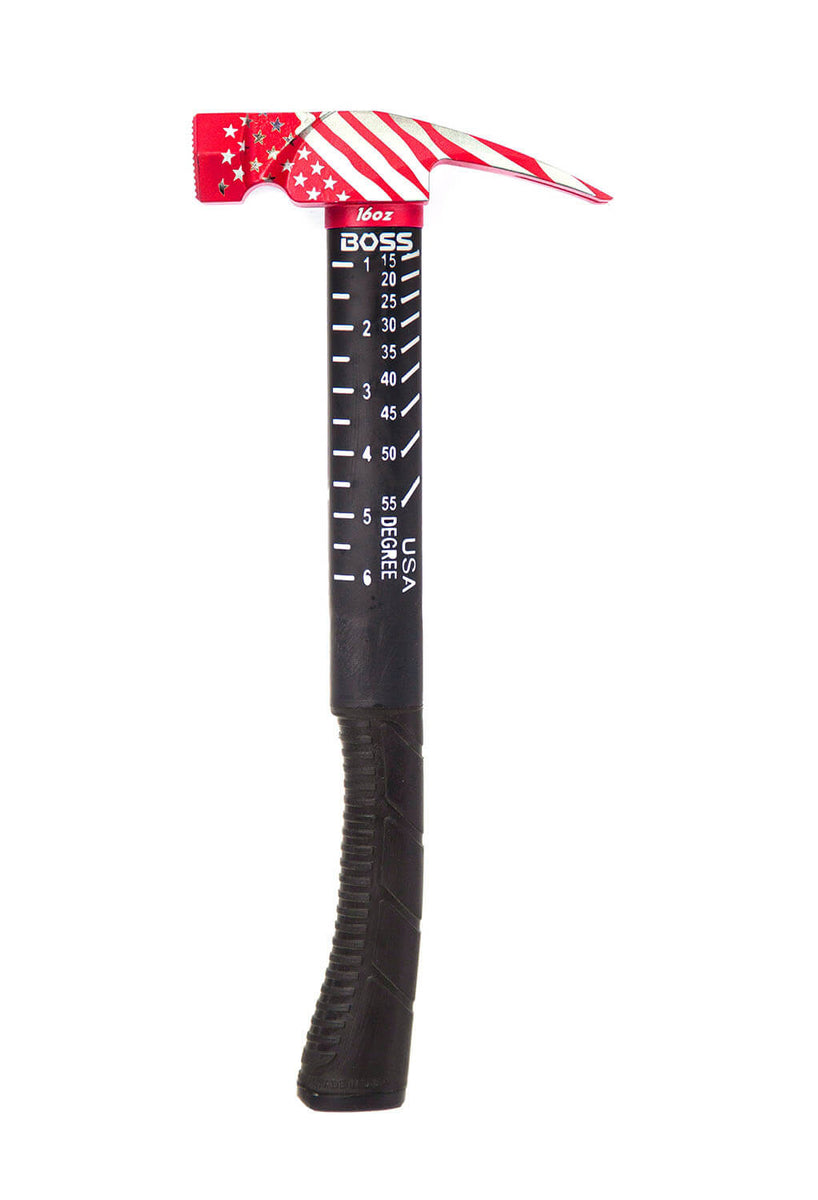 Let Freedom Swing- Flag Engraved Red Cerakote® Titanium Hammer | Fiber ...